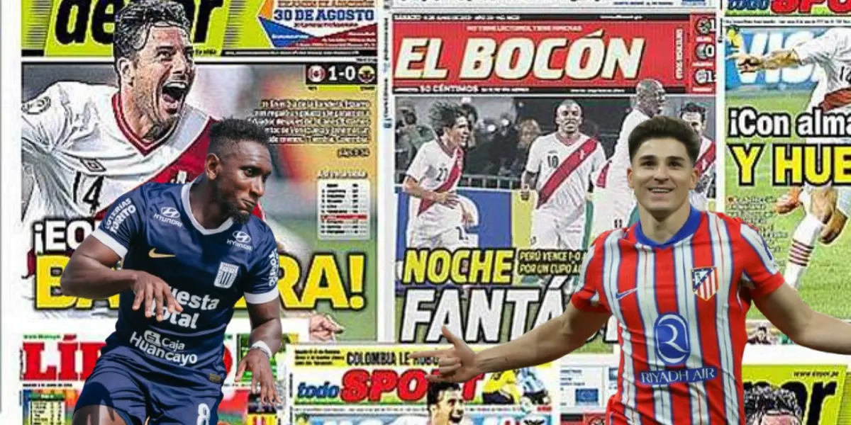 No para de brillar en Alianza Lima y la portada que le hicieron a Erick Castillo con Julián Álvarez